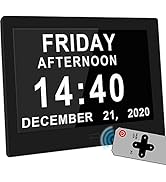 Amazon.com: 16 Alarms Dementia Clock with Remote Control, 10 Levels ...