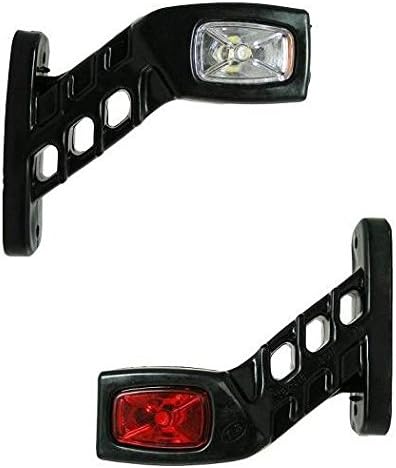 24/7Auto 2x Recovery Side Outline Marker Lights 12-24 Volts Trailer ...