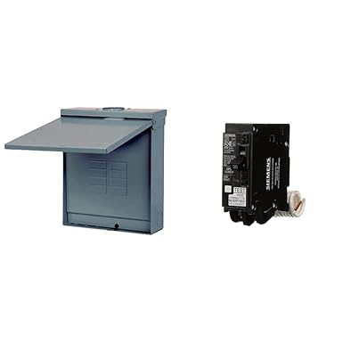 SIEMENS W0816ML1125CU 125 Amp Outdoor Load Center + Siemens QF120A 20 ...