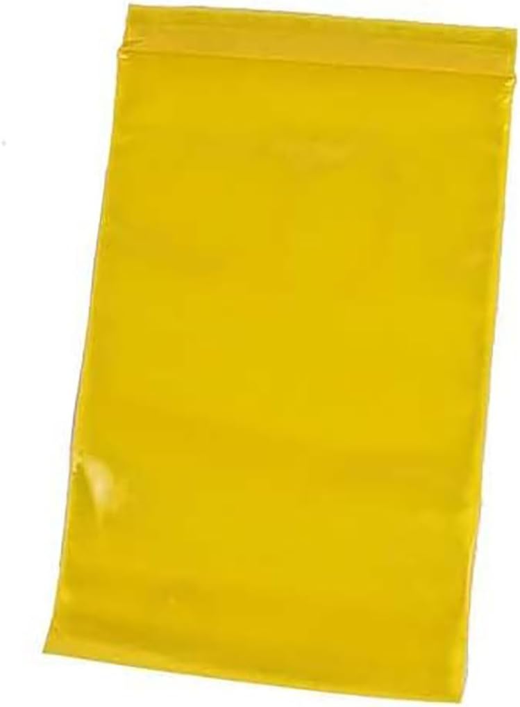 Amazon.com: 4" x 6" Yellow Resealable Zipper Bags - 2-Mil Durable ...