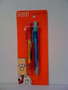 Amazon.com : Dilbert Ballpoint Quote Pen (2 total) Set - Style #122DB-A ...