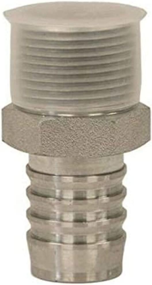 Amazon.com: Suction Hose Barbed Adapter 1 Inch Male NPT x 1 Inch Hose ...