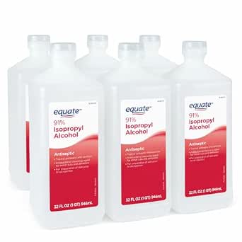 Amazon.com: Equate Isopropyl Alcohol 91%, 32 FL Oz | Antiseptic ...