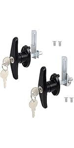 Amazon.com: QZATTCAEN Truck Cap Locking T-Handle, Matching Set T ...