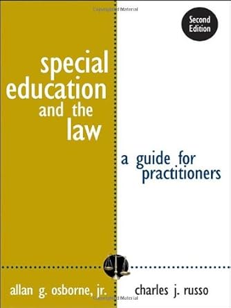 Amazon.com: Special Education and the Law: A Guide for Practitioners ...