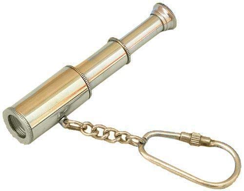 Unique Shop Brass Telescope Keychain Golden (4-6 inch) : Amazon.in: Car ...