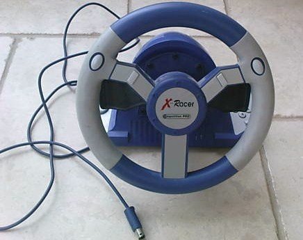 Gamecube Racing Wheel MAD CATZ MC2 STEERING WHEEL