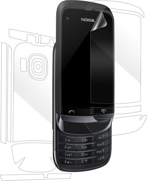 Full Body Screen Protectors Compatible For Nokia C2-02/C2-03/C2-06 ...