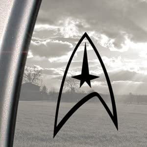 Amazon.com: Star Trek Black Decal Truck Bumper Window Vinyl Sticker ...