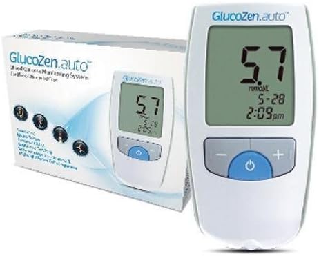 GlucoZen auto Blood Glucose Monitoring System : Amazon.co.uk: Health ...