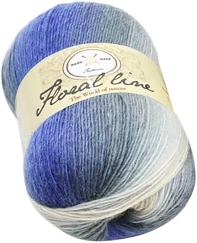Amazon.com: Rainbow Wool Yarn Soft Rainbow Yarn Wool Gradient Multi ...