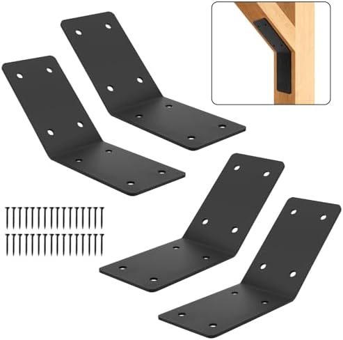 Amazon.com: GBGS 4 Pcs 45-Degree 4x4 Beam Support Bracket,Inner Width:3 ...