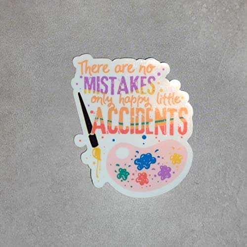 Amazon.com: Happy Little Accidents - Artist Sticker – Painter Sticker ...