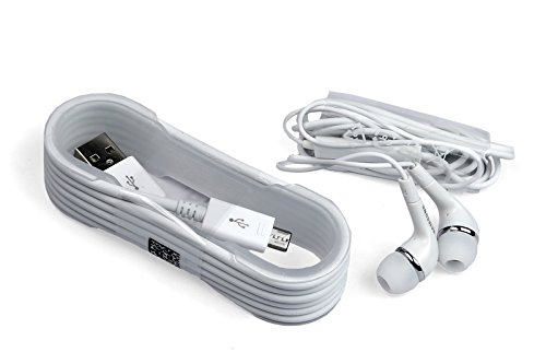 BJA GiftingSolutionbyBJA64 Multi-Coloured Data Cable & Ear Phone Combo ...