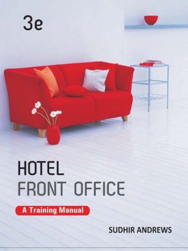 Hotel Front Office: A Training Manual: Andrews, Sudhir: 9781259026935 ...