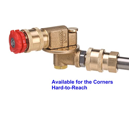 Snapklik.com : PWACCS Pressure Washer Pivoting Coupler Kit, 240 Degree ...