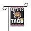 Amazon.com: LET'S GO TACO Flag – Trum Always Chickens Out Flag, Funny ...