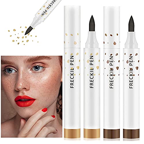 Buy Natural Freckle Pen, 2Pcs Faux Freckles Makeup Pen, for Different ...