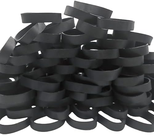 Amazon.com: Thick Rubber Bands Heavy Duty - Black Wide Strong Elastic ...