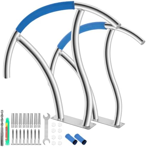 Amazon.com: 2 Pack Pool Handrail, 30"x30" Pool Railings for Inground ...