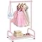 Amazon.com: SLEEPING LAMB Kids Clothing Rack, Small Baby Clothes Rack ...