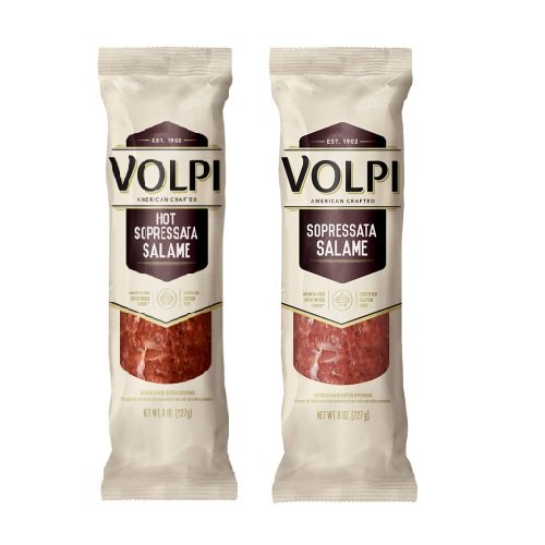 Amazon.com: Volpi Salame Signature Duo Pack Hot Sopressata, 16 Ounce ...