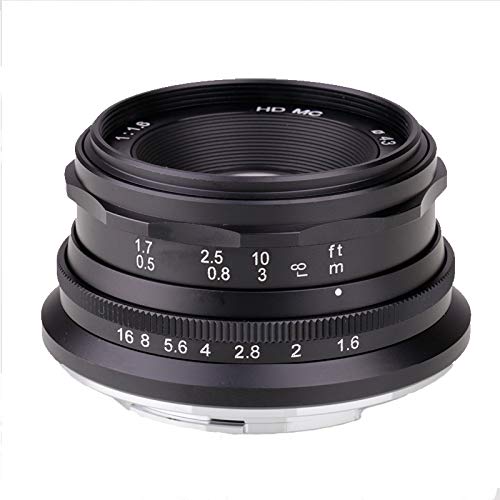 35mm F1.6 Mini APS-C Lens for Sony Panasonic Fujifilm Olympus Canon ...
