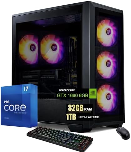 Amazon.com: BYTE DEPOT Vortex Gaming PC X1, i7 Processor 32GB DDR RAM ...