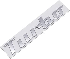 Amazon.com: 1Pcs Turbo Emblem 3D Metal Badge Nameplate Styling Sticker ...