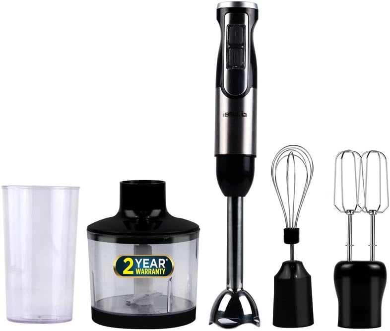 Buy BOSS Stellar Hand Blender 1200 Watts with Chopper, Blender Jar, On ...