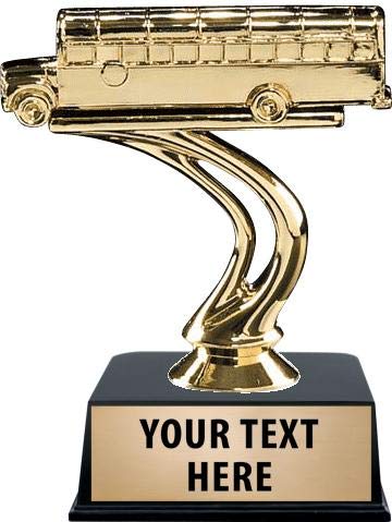 Buy Crown Awards School Bus Trophies with Custom Engraving, 6 ...