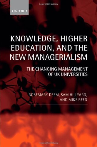 Amazon.com: Knowledge, Higher Education, and the New Managerialism: The ...