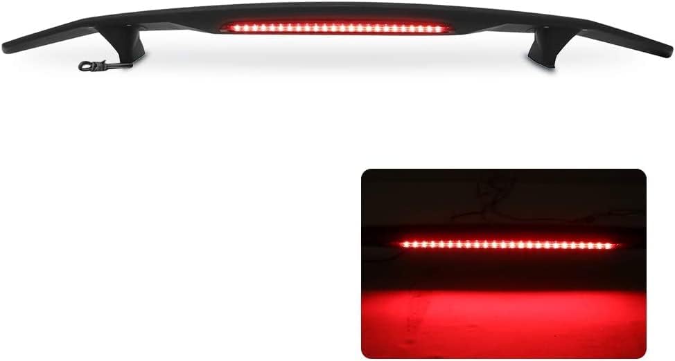 Amazon.com: Trunk Spoiler Wing with 3rd Brake LED Light Compatible with ...