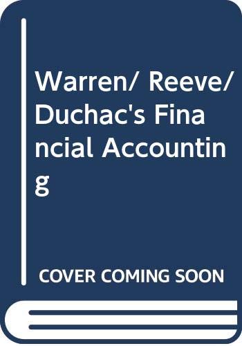 Amazon | Warren/ Reeve/ Duchac's Financial Accounting | Warren, Carl S ...