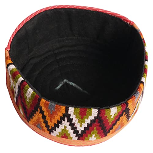 Buy SonChiraiya Kullvi Topi Color: Multicolour Kullvi Border Material ...