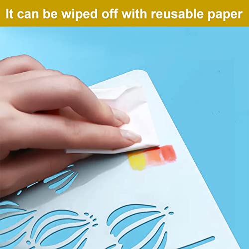 Jetisva 15 Pcs Blank Mylar Stencil Sheets A4 Square Stencil Paper 30.5 ...