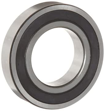 WJB 6202-16-2RS Deep Groove Ball Bearing, Double Sealed, Metric, 16mm ...