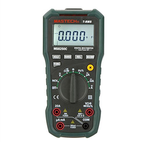 MASTECH MS8250C True RMS Auto Range Digital Multimeter DMM NCV ...