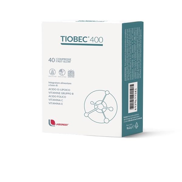 Amazon.com: Tiobec 400 Nutritional Supplement 40 Tablets : Health ...