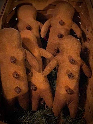 Amazon.com: Primitive Christmas Gingerbread bowl fillers : Handmade ...