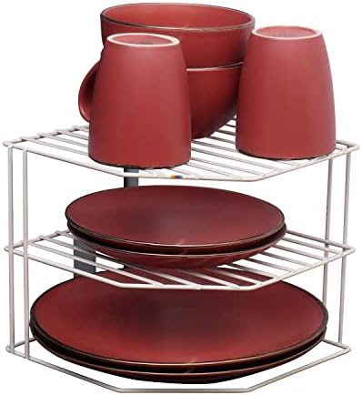 Livzing 3-Tier Kitchen Steel Corner Shelf Dish Rack countertop Stand ...