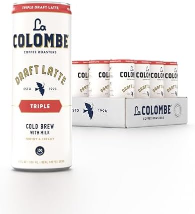 Amazon.com : La Colombe Coffee, Triple Draft Latte, 11 fl oz Cans (Pack ...