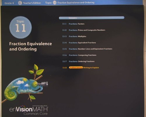 Amazon.com: enVision Math, Common Core, Teacher's Edition, Grade 4 ...