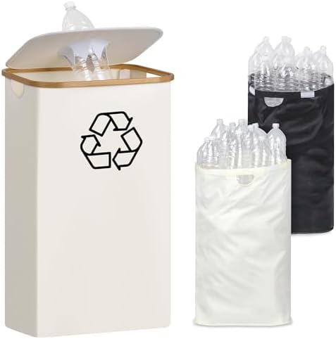 Amazon.com: iEGrow 29 Gallons Recycling Bins for Kitchen, Indoor ...