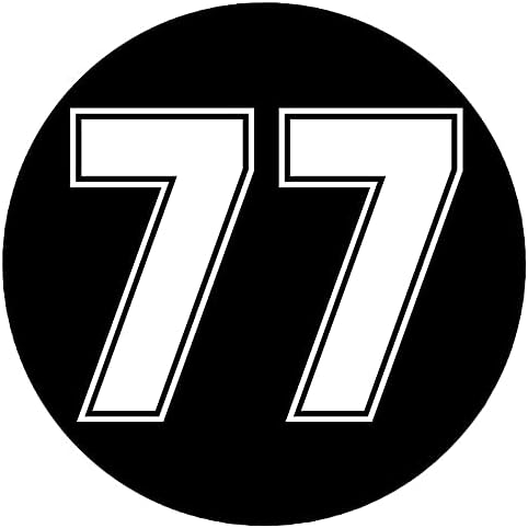 Amazon.com - Exquisite 10x10 CM Die-Cut Vinyl Decal Figure Number 77 ...