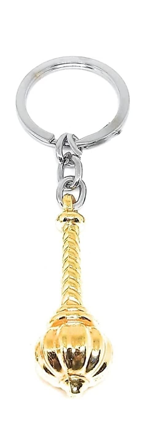MJ Ragav Lord Hanuman Gada Antique Silver and Golden Metal Decorative ...