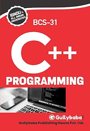 Gullybaba IGNOU 3rd Semester BCA (Latest Edition) BCS-031 C++ ...