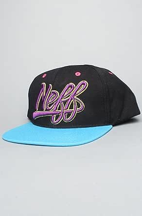 Amazon.com: NEFF The Script Cap in Black & Cyan,Hats for Men : Clothing ...