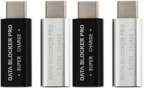 Mobestech 4 Stück Ladestecker Typ C EIN Hack USB-Buchse USB-Wechselsaft Datenblocker Geschlecht ...