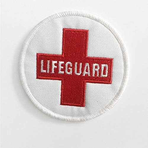 Patches Red Cross Medic LIFEGUARD Iron On Patch Embroidered Applique ...